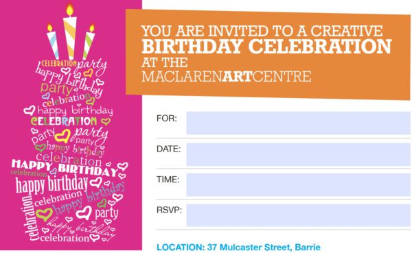 Celebrations - MacLaren Art Centre